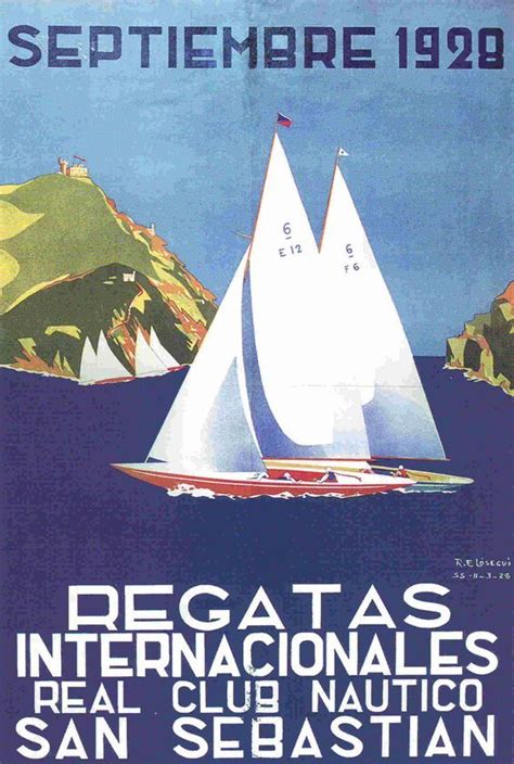 Regatas Internacionales Real Club Nautico De San Sebastian 1928 Donostia San Sebastian