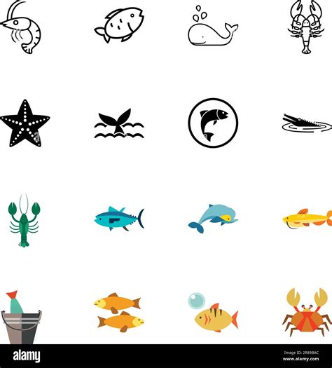 Sea Icon Set Stock Vector Image And Art Alamy
