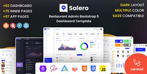 Salero Laravel Restaurant Admin Template Codemarket