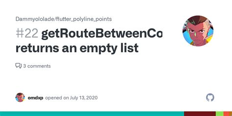 Getroutebetweencoordinates Returns An Empty List Issue Dammyololade Flutter Polyline
