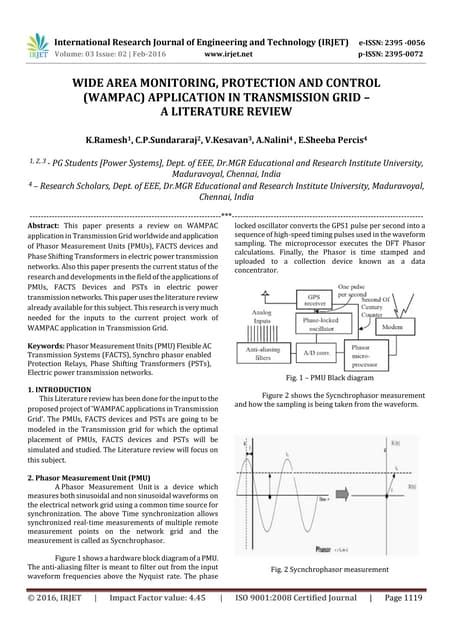 Phasor Measurement Unit Pmu Pdf
