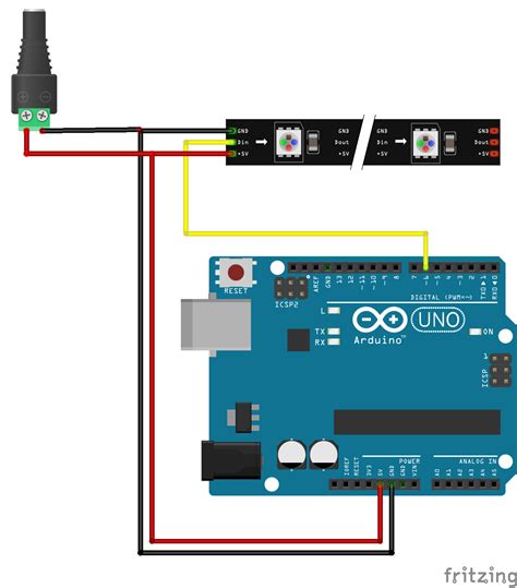 Arduino Led Strip External Power
