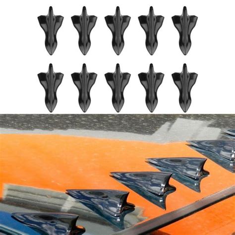 Vortex Generator For Cars Truck Suv Shark Fin Aerodynamic Rear Top Diffuser Bd