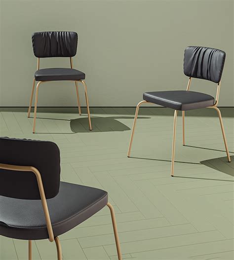 sedia di design in metallo collezione scala