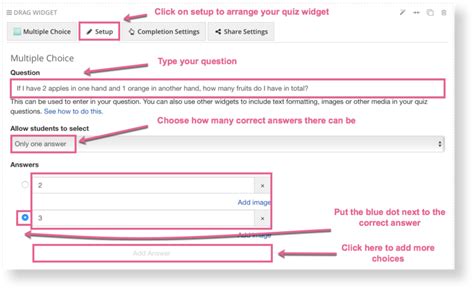 How Do I Create A Quiz Quiz Widgets Openlearning Help Community
