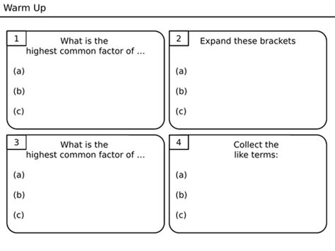 Multiplying Expressions Teaching Resources