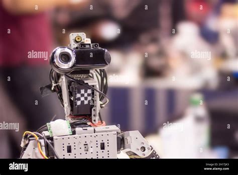 Android With Build In Webcam Self Build Autonomous Robot Stock Photo Alamy