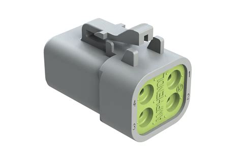 Atp06 4s Rd01 4 Way Connector Plug Female Atp Series™ Heavy Duty