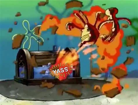 Spongebob Dying For Pie Explosion