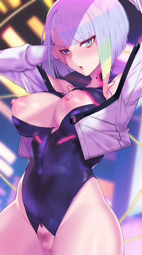 Rule 34 1girls Arm Up Bangs Blush Breasts Cd Projekt Red Censored