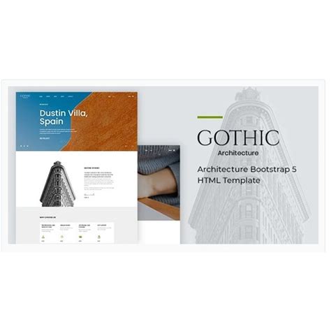 jual gothic architecture bootstrap 5 html template jakarta selatan