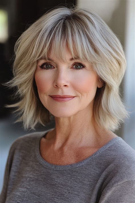 55 Most Popular Shag Haircuts For Women Over 60 Fabbon