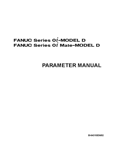 fanuc series oi oi mate model d parameter manual pages 1 100 pdf