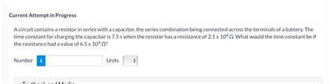 solved current attempt in progressa circuit contains a