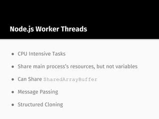 Threads And Node Js