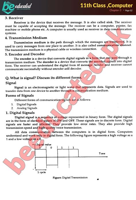 Cahpter 3 Computer Science Ics Part 1 Notes Inter Part 1 Notes