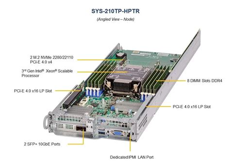 Supermicro 2u Multi Nodes Sys 210tp Hptr — King Star Computer