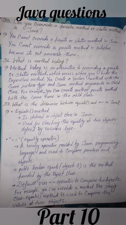 Java Questions Part 10 Java Interviewquestions Jobinterviewquestions