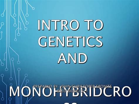 Gamified Intro To Genetics Pptx
