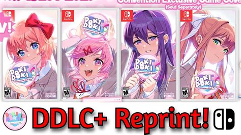 Ddlc At Pax West 2025 🎉 Exclusive Merch New Nintendo Switch Physical
