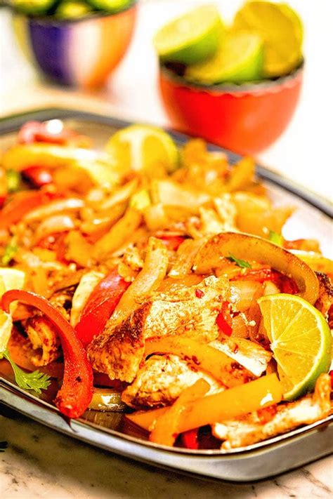 Easy Oven Baked Chicken Fajitas Bowl Me Over
