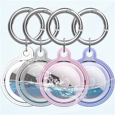 Air Tag Pack Apple GPS Tracker Air Tag Keychain Waterproof Air Tag Pack Tracker Holder For