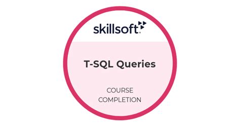 Aman Singh On Linkedin T Sql Queries • Aman Kumar Singh • Skillsoft® Digital Badge T Sql Queries