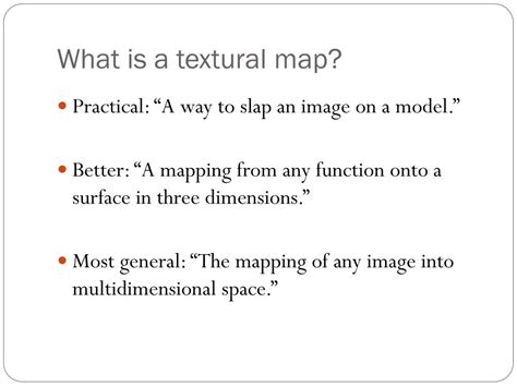 PPT Texture And Texture Mapping PowerPoint Presentation Free Download ID