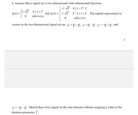 Solved 4 Assume That A Signal Set Is Two Dimensional With
