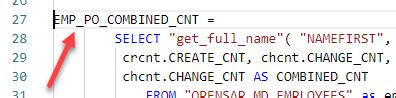 Creating Table User Defined Functions SAP Tutorials