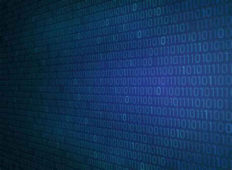 Abstract Binary Zero One Technology Gradient Blue Background 2455940 Vector Art At Vecteezy