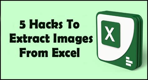 Extract Images From Excel In Seconds No Software Needed