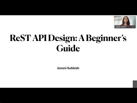ndc conferences talk rest api design a beginner s guide from ndc