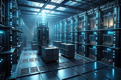 Premium Photo Modern Data Center And Network Infrastructure Solutions
