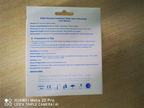 10 Pack Kn95 Ffp2 Classification Masks Ce Certified Column Systems