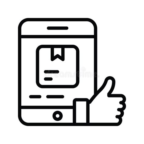 Product Review Vector Outline Icon Design Illustration Product