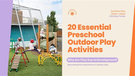 Preschool Outdoor Activities Printable
