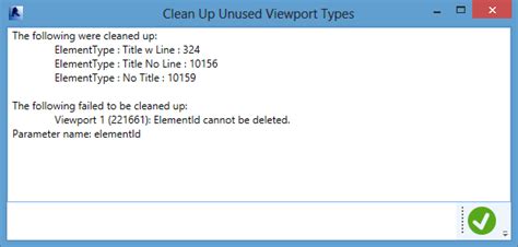 Revit Project Organizer 2017 Cleanup Unused Viewport Types