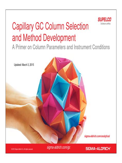 Seminar Gc Column Selection Pdf Gas Chromatography Chromatography