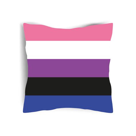 Genderfluid Pride Cushion Flags And Flagpoles