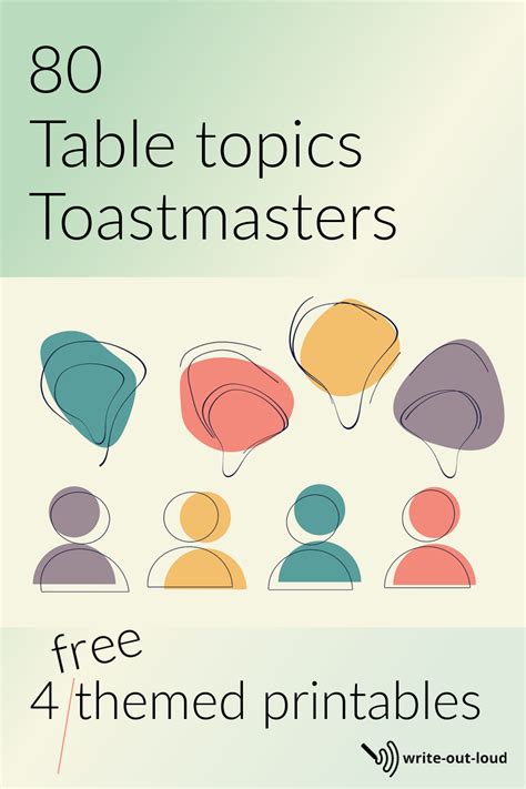80 Table Topics Questions For Toastmasters