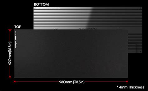 Pulsar Superglide Premium Glass Mouse Pad Xxl Alumino