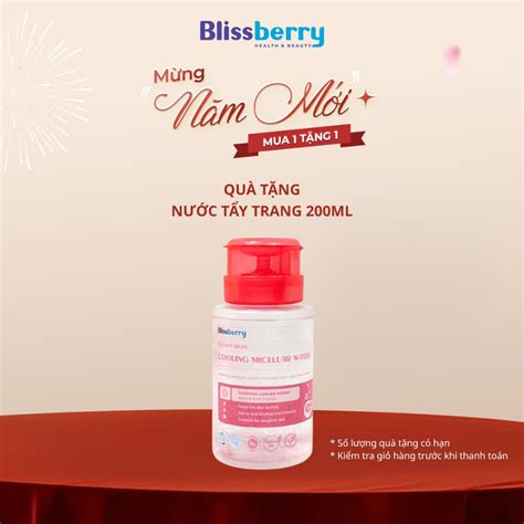 [t] Nước Tẩy Trang Blissberry Glowing Skin Cooling Micellar Water