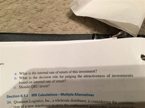 Solved Use Incremental Irr Analysis For Questions 39 And 49