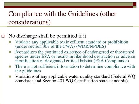 Ppt Section 404 Of The Clean Water Act 404 B 1 Guidelines Field Exercise Powerpoint