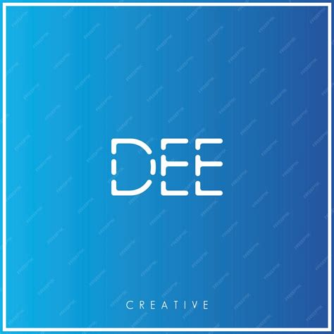Premium Vector Dee Premium Vector Latter Logo Design Creative Logo