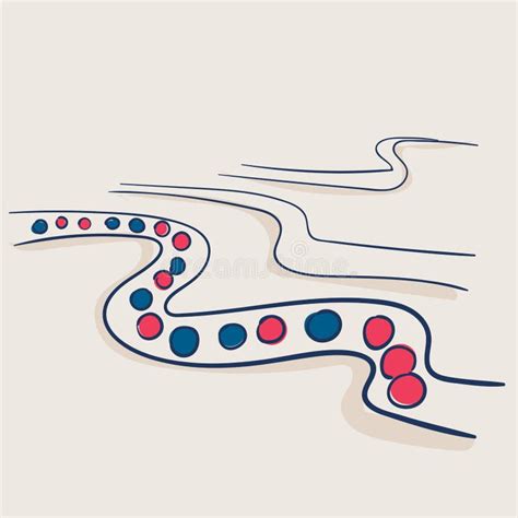 Binary System Vector Illustration Sketch Doodle Isolated Stock Vector