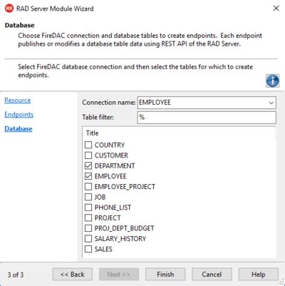 Adding A RAD Server Module To A RAD Server Package RAD Studio