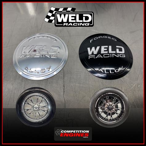 P605 8015B WELD RACING EMBLEM BLACK