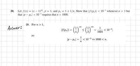 solved let f x x 1 10 p 1 ﻿and pn 1 1n ﻿show that